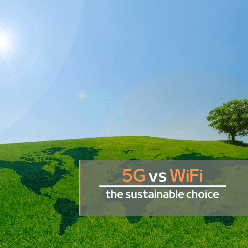 Sustainability Meets Innovation: WiFi vs. 5G